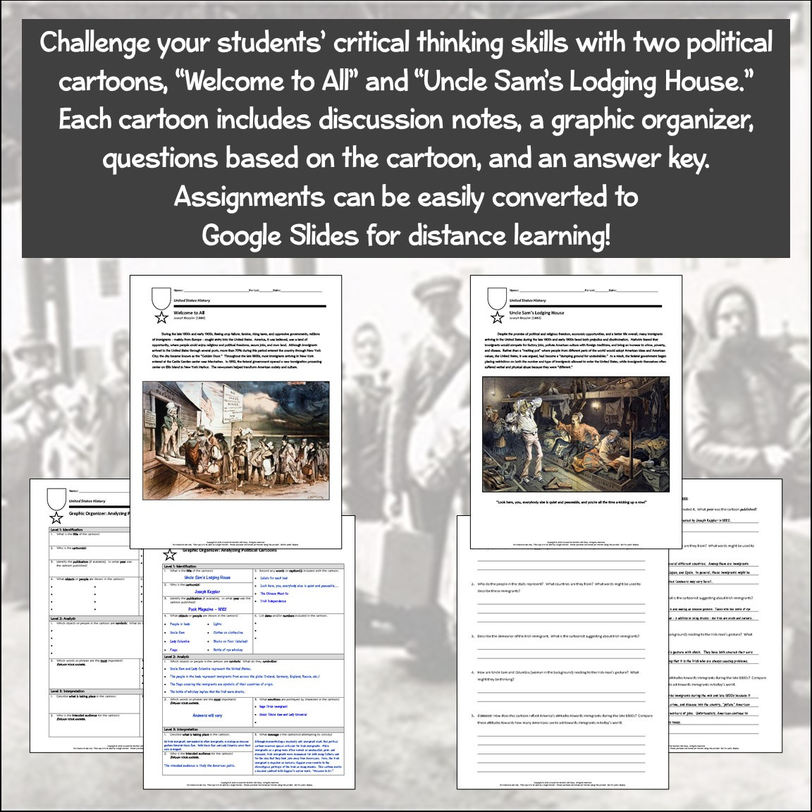 Bundled Mini-Unit: Immigration and Industrialization in 19th Century ...