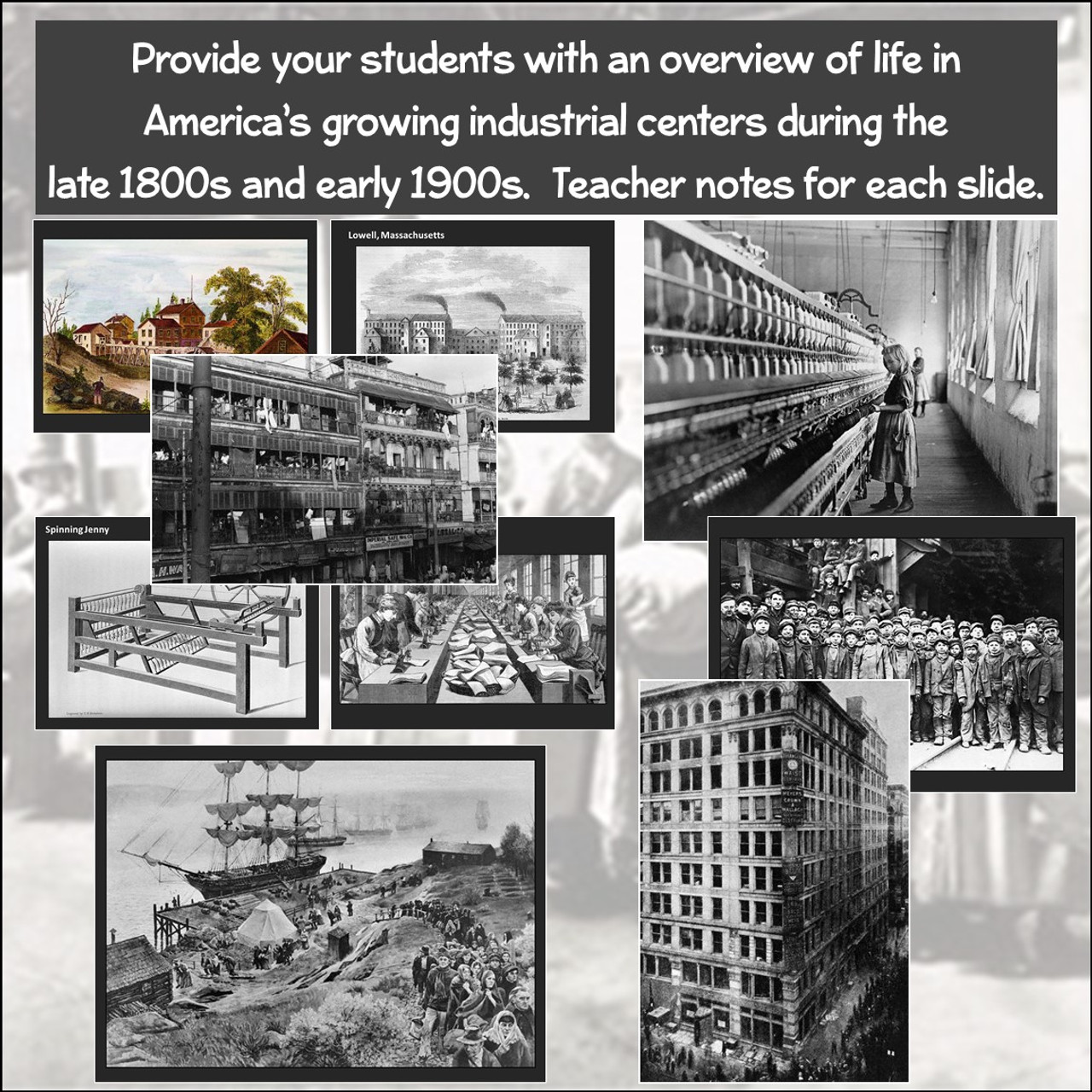 Bundled Mini-Unit: Immigration and Industrialization in 19th Century ...