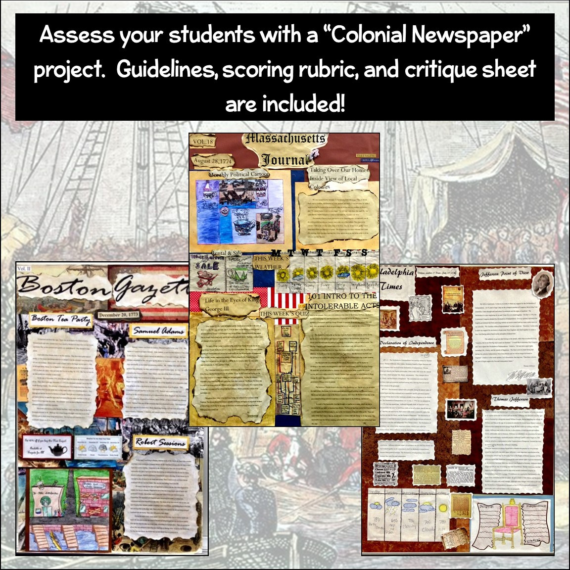 Bundled Unit: The Road to American Independence - Amped Up Learning