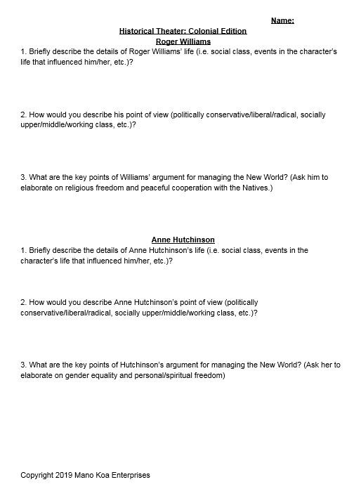 AP US History Semester 1 Complete Curriculum (Updated Test Revision)