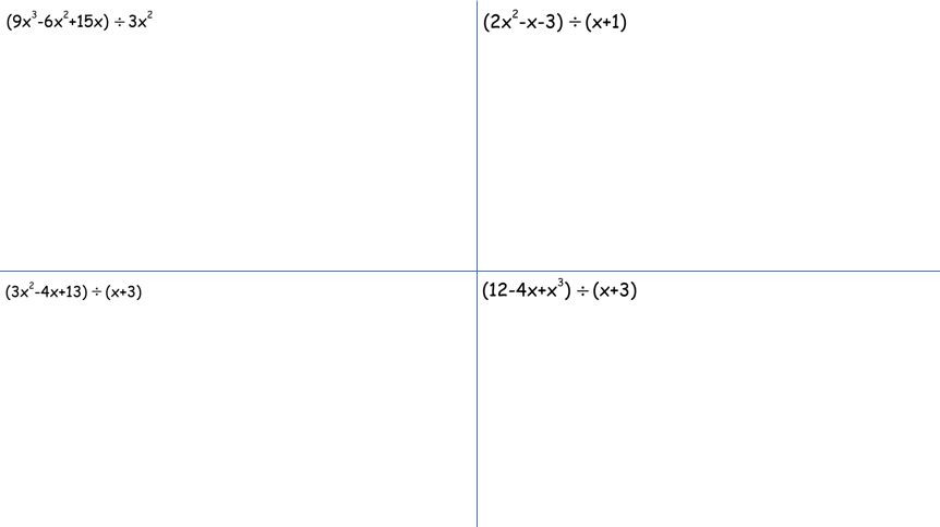 Dividing Polynomials: Foldable for INB + SMART Notebook File - Amped Up ...