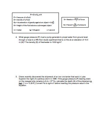 Pascal's Principle Problems of Pressure Set #2 - Amped Up Learning