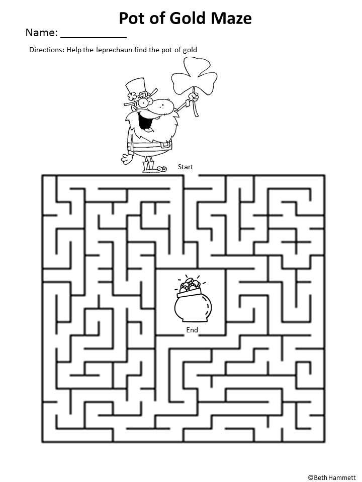 St. Patrick's Day Facts and Resources with Coloring Sheets - Amped Up ...