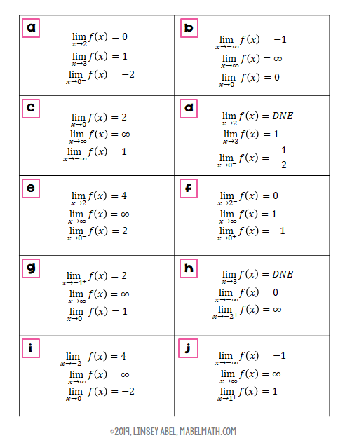 Limits Card Match - Amped Up Learning