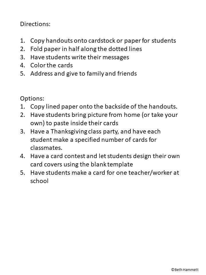 Thanksgiving "Thank You" Cards in English & Spanish - Amped Up Learning