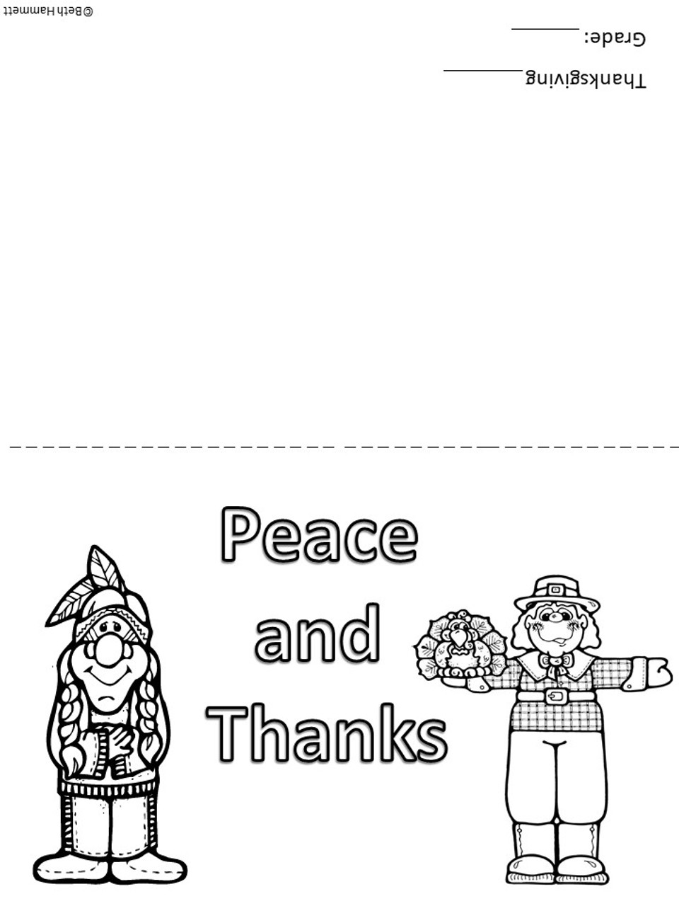 spanish thanksgiving coloring