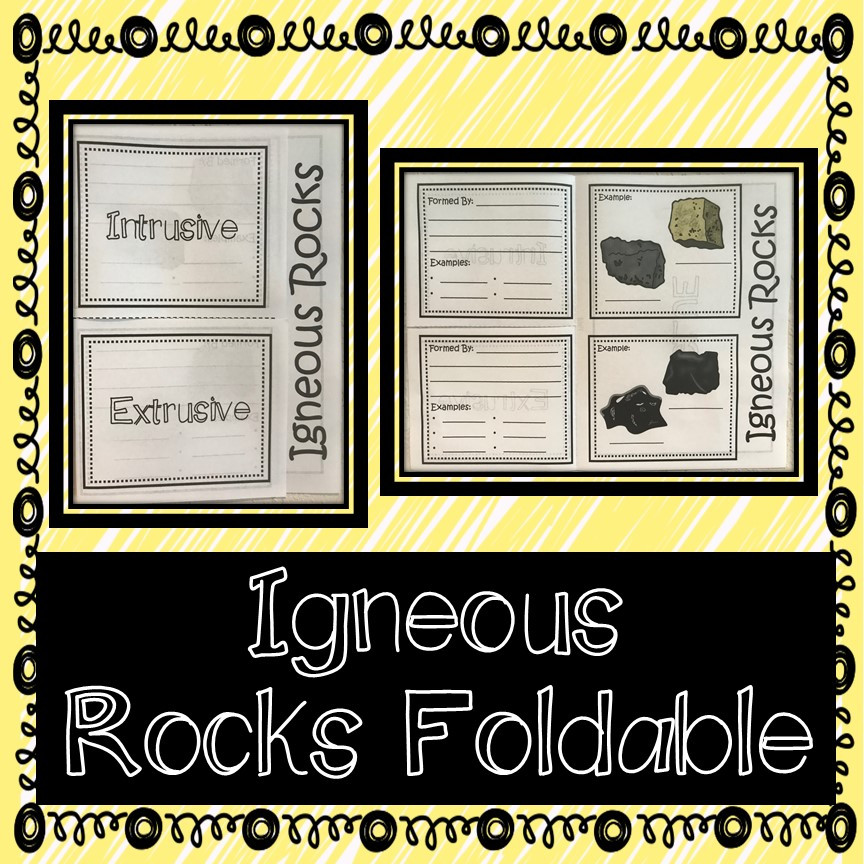 Igneous Rocks Foldable - Amped Up Learning