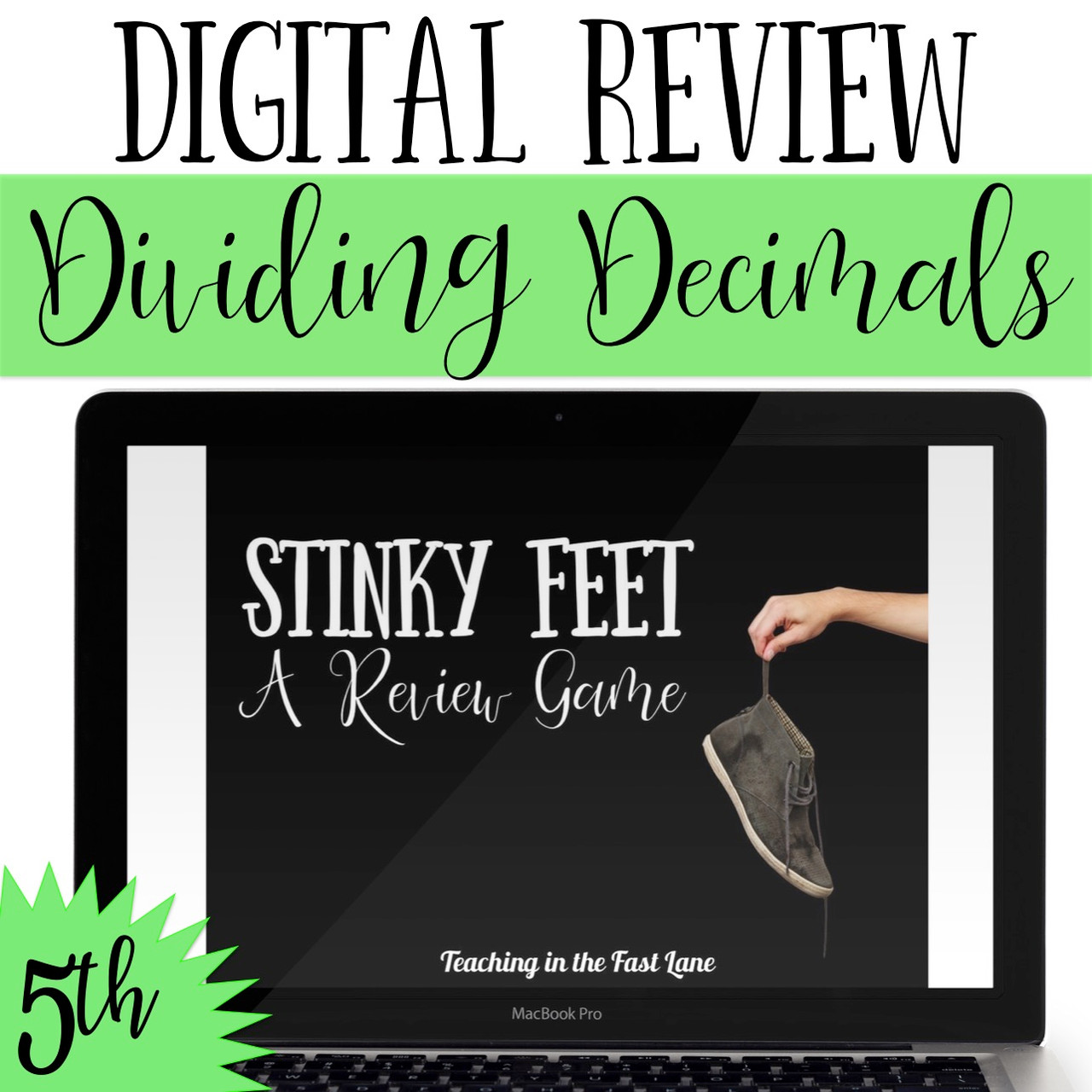 Dividing Decimals Review Game - Digital Stinky Feet - Amped Up Learning