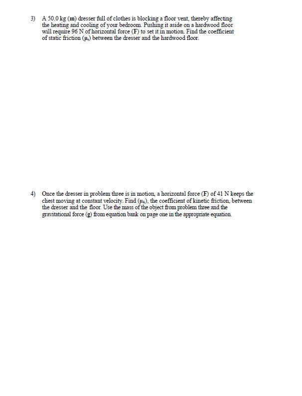 Force of Friction Problem Set Series - Amped Up Learning