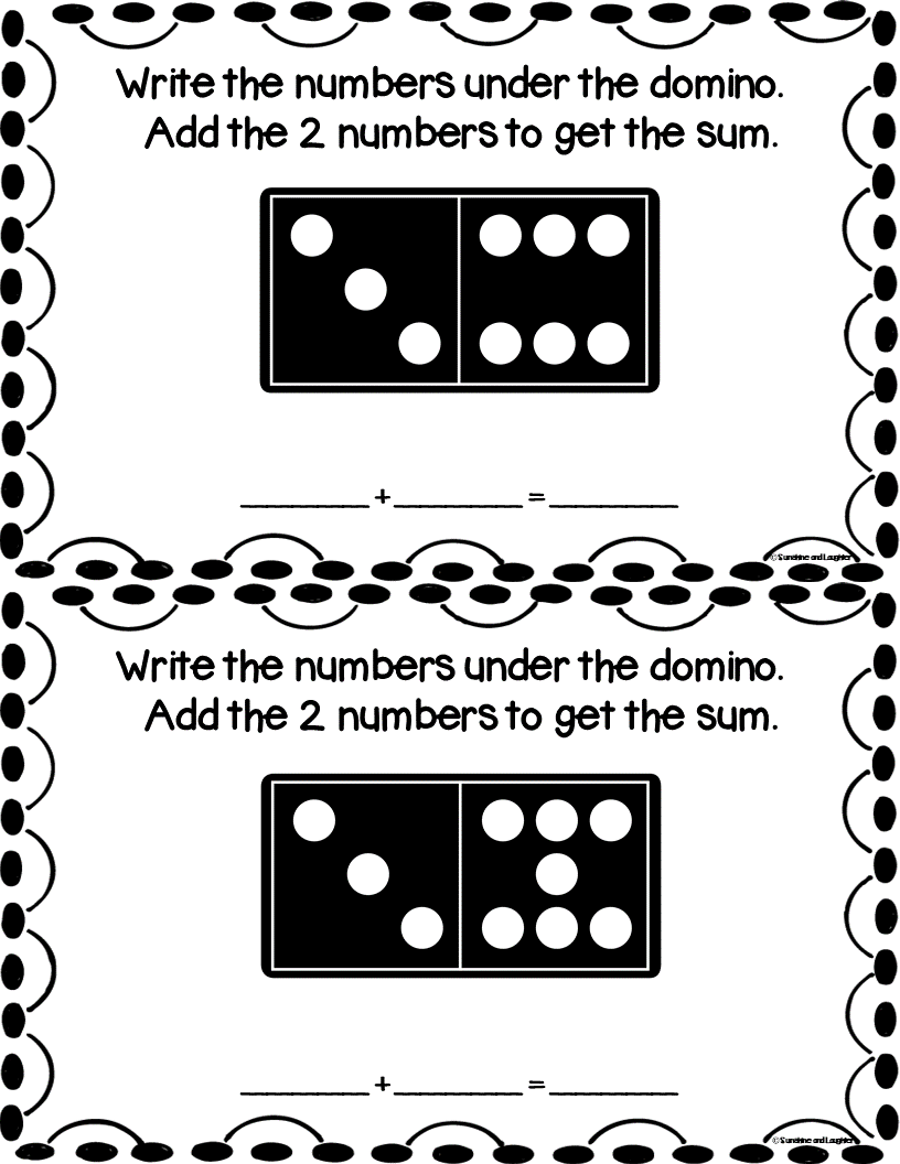 Domino Math Task Cards (Addition to 12) - Amped Up Learning