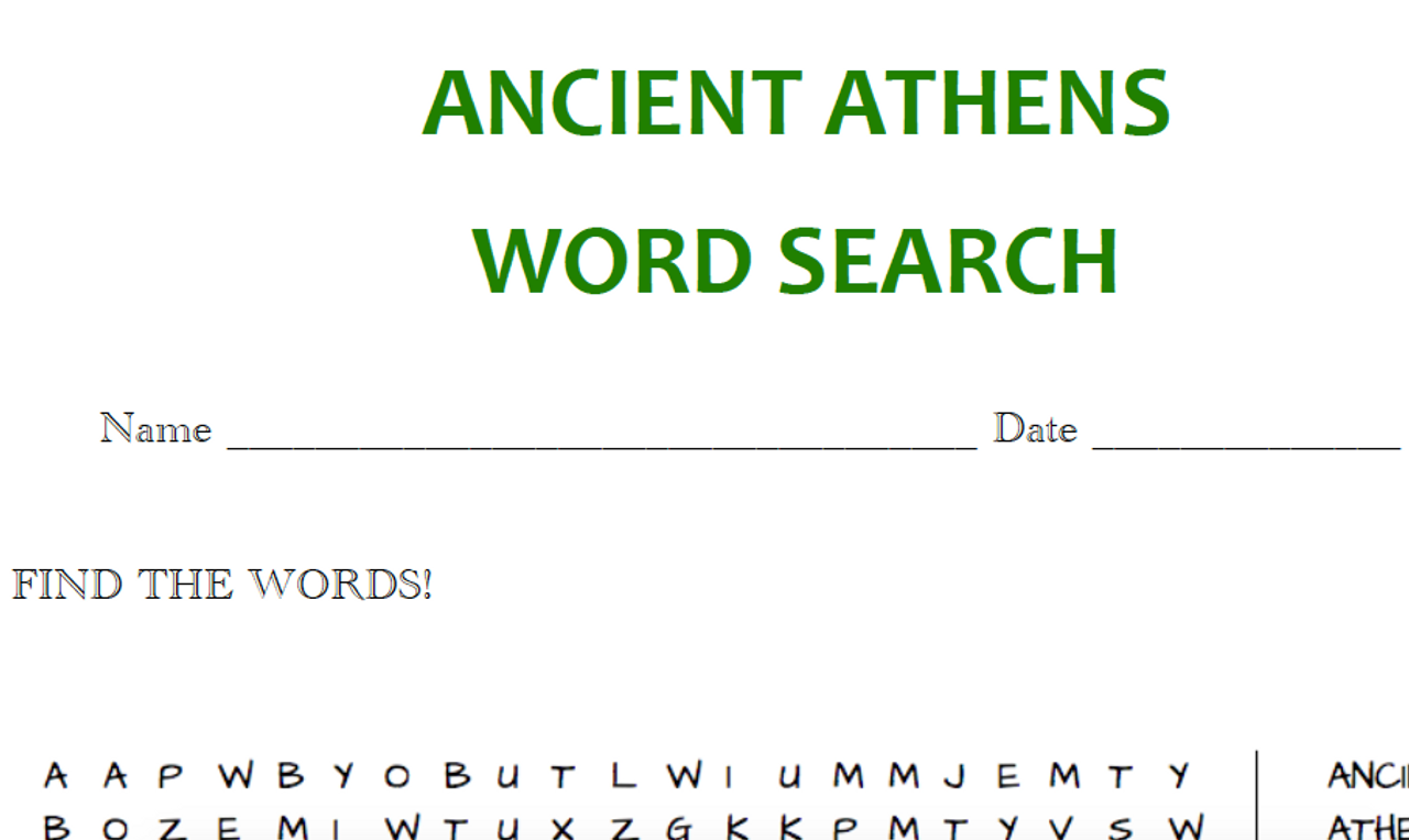 Ancient Civilizations Word Searches!!! - Amped Up Learning
