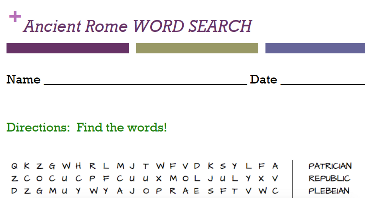 Ancient Civilizations Word Searches!!! - Amped Up Learning