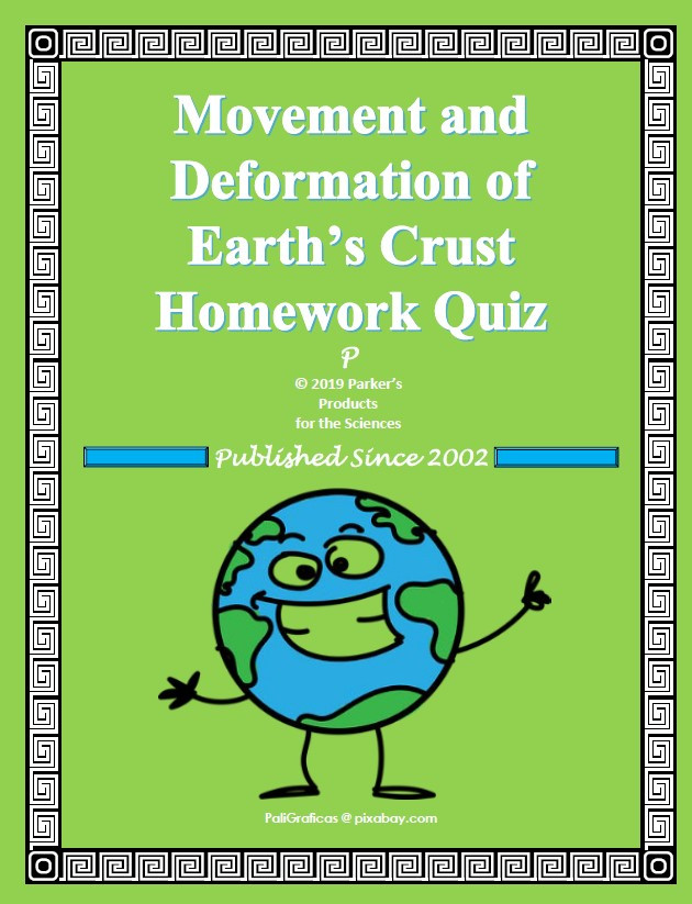 Movement and Deformation of Earth's Crust Homework Quiz - Amped Up Learning