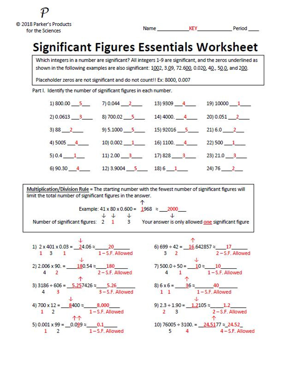 Significant Figures Essentials and Rounding Activity Bundle - Amped Up ...