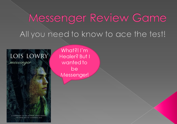 Messenger by Lois Lowry Review PowerPoint for Unit Test - Amped Up Learning