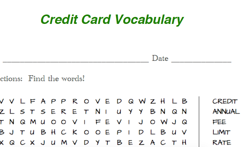 Financial Education Word Searches (7 total) - Amped Up Learning