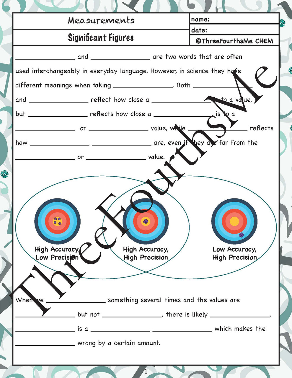 Significant Figures (Digits) Scaffolded Notes - Amped Up Learning