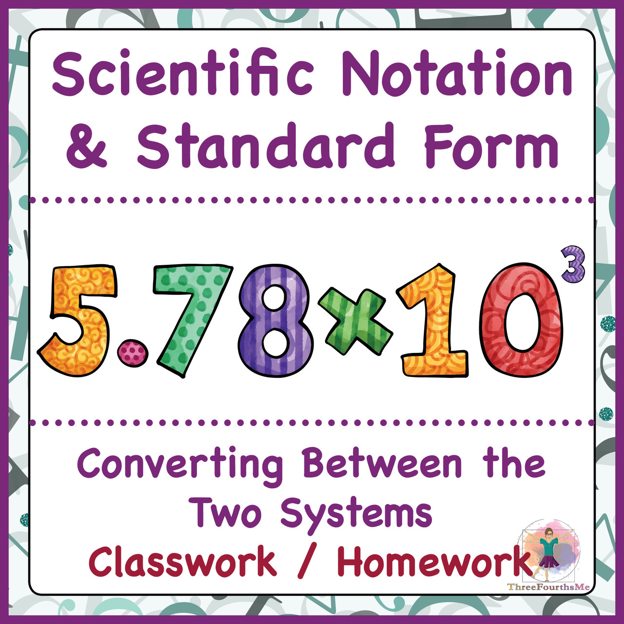 Scientific Notation Classwork / Homework - Amped Up Learning