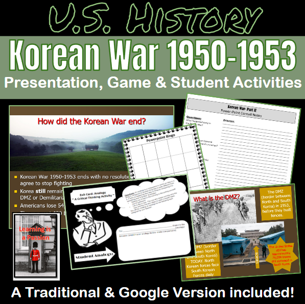 U.S. History | Cold War | Korean War | Presentation, Game & Creative ...