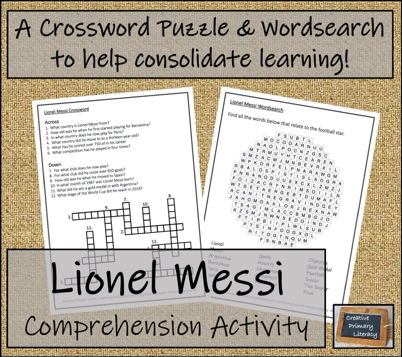 Lionel Messi Biography Writing Unit | 5th Grade & 6th Grade - Amped Up ...