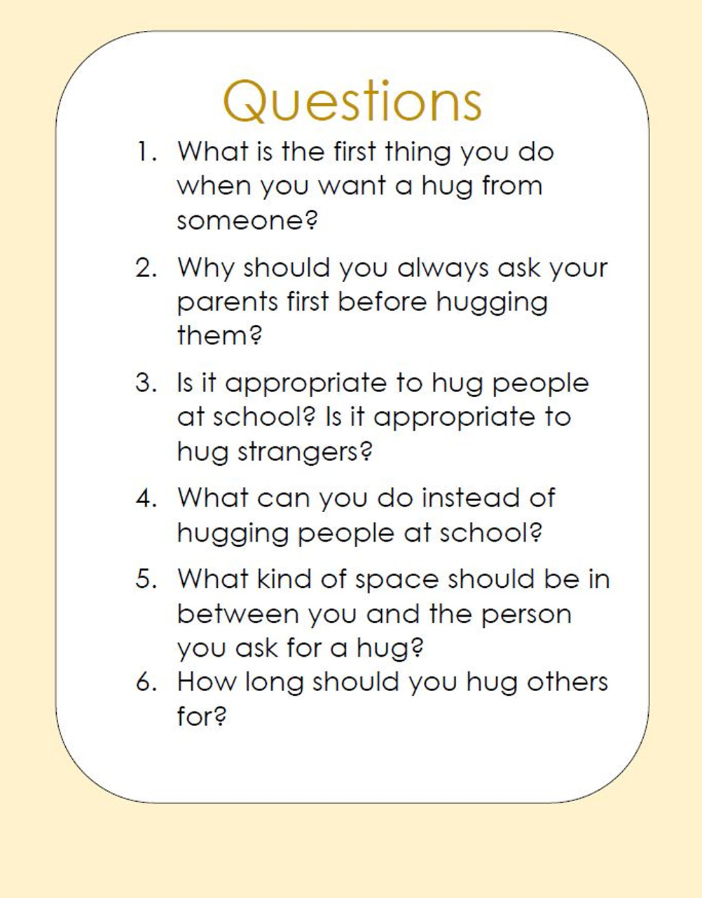 "Can I Have a Hug" Social Story - Amped Up Learning