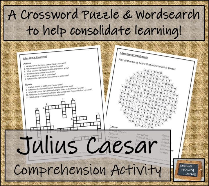 Julius Caesar Biography Writing Unit | 5th Grade & 6th Grade - Amped Up ...