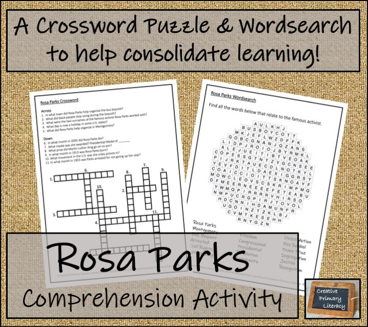 Rosa Parks Biography Writing Unit | 5th Grade & 6th Grade - Amped Up ...