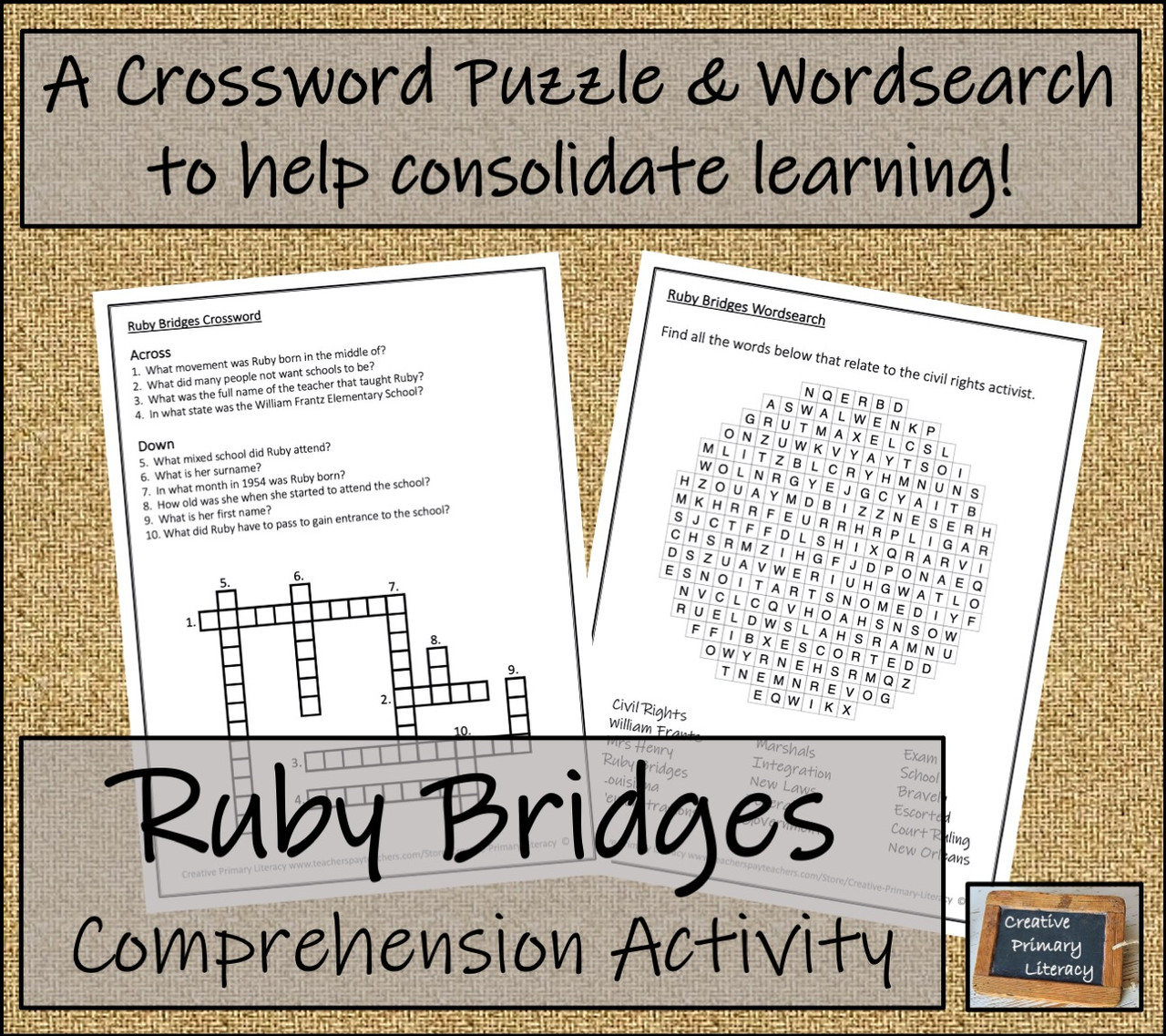 Ruby Bridges Biography Writing Unit | 5th Grade & 6th Grade - Amped Up ...