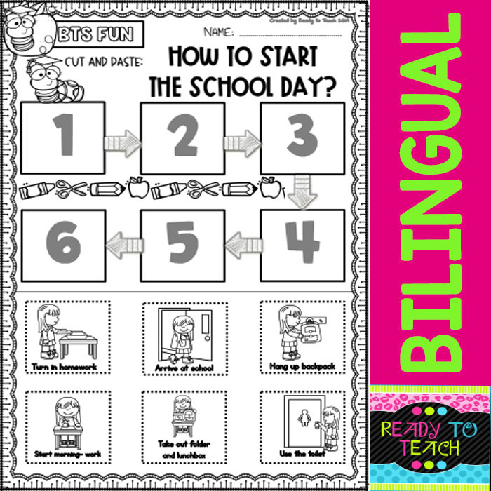 Back to School Fun - Vuelta al Cole Divertida - Printables - Set 1 ...