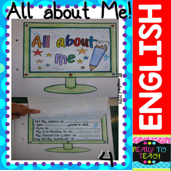 Back to School - 9 INTERACTIVE NOTEBOOK ACTIVITIES in ENGLISH - Amped ...