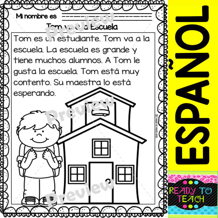Easy Reading for Reading Comprehension in Spanish - Free Set - Amped Up ...