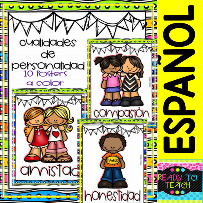 Cualidades de la Personalidad - Posters en Español a Color - Amped Up ...