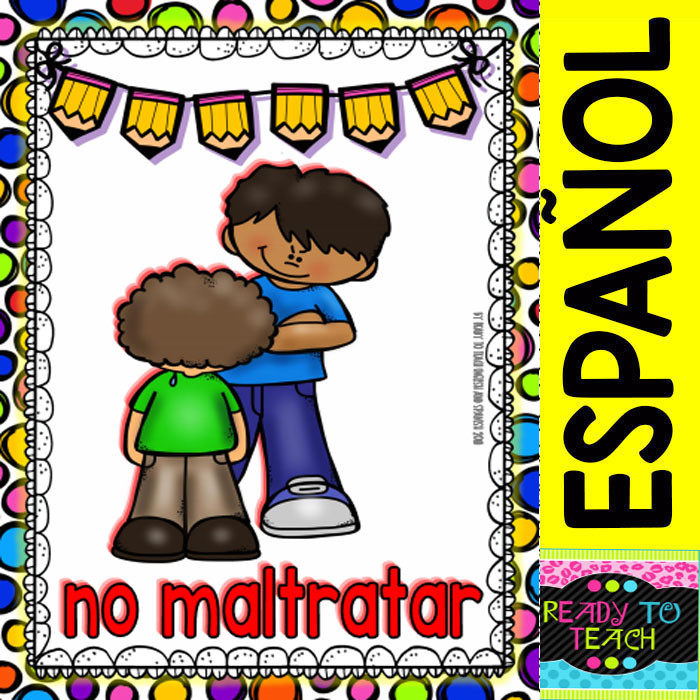 Posters - Reglas del Salon de Clases - Amped Up Learning
