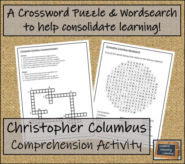 Christopher Columbus Biography Writing Unit | 5th Grade & 6th Grade ...