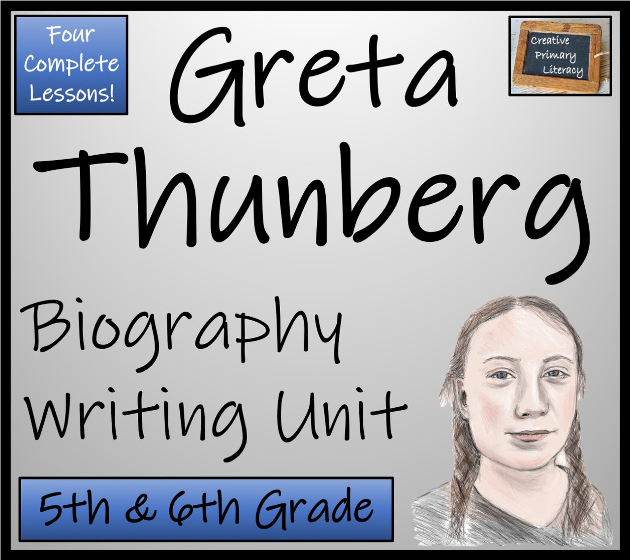 Greta Thunberg Biography Writing Unit | 5th Grade & 6th Grade - Amped ...