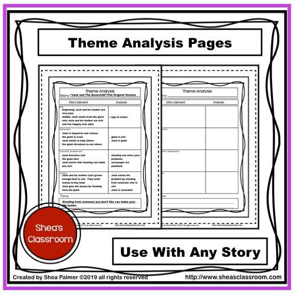 Theme Guided Notes Resource - Amped Up Learning