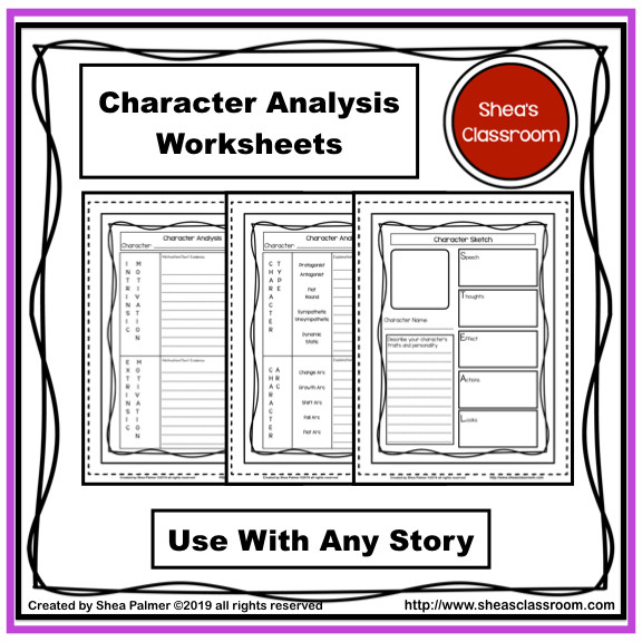 Character Guided Notes Resource - Amped Up Learning