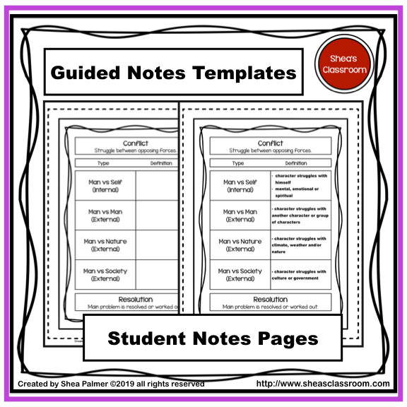 Conflict Guided Notes Resource - Amped Up Learning
