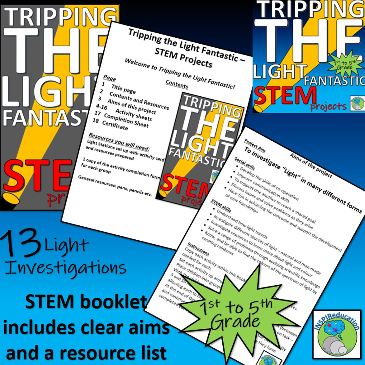 STEM/SCIENCE: Hands on investigations in sources of LIGHT - Amped Up ...