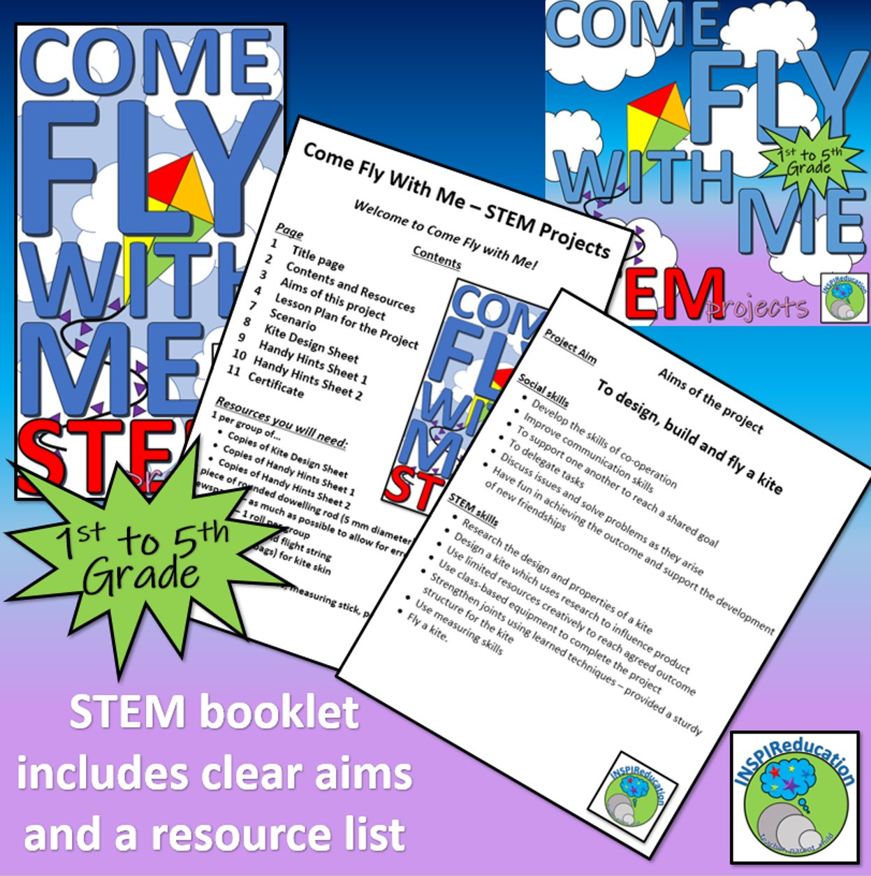 STEM: KITE BUILDING - Structures in Context - Amped Up Learning