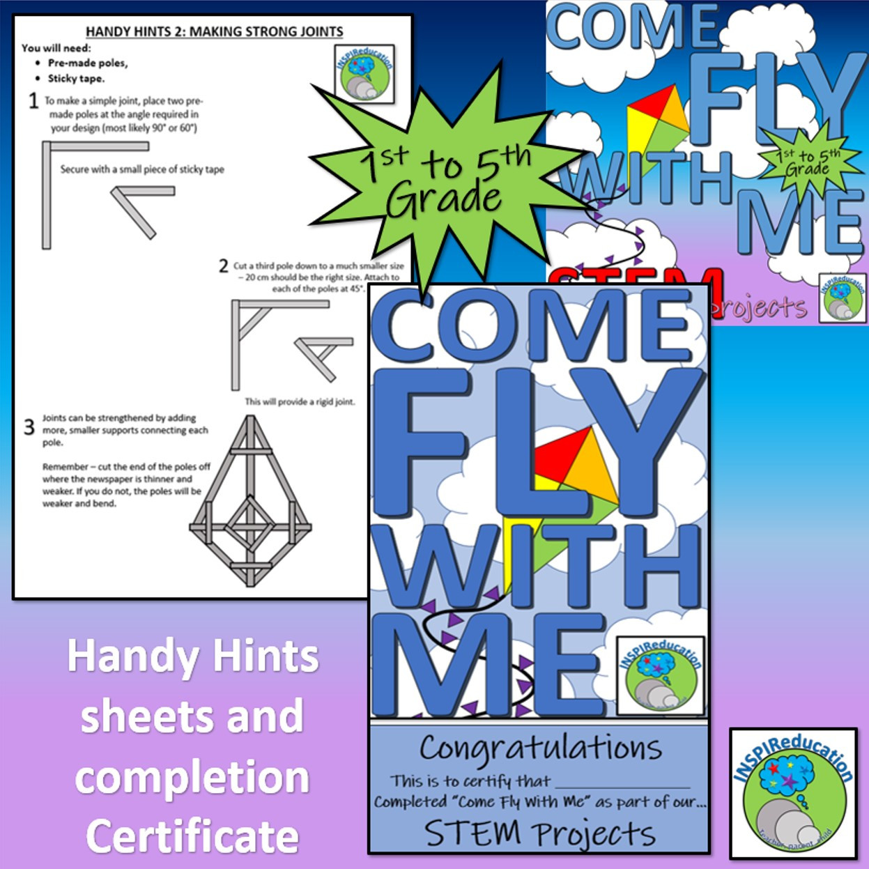 STEM: KITE BUILDING - Structures in Context - Amped Up Learning