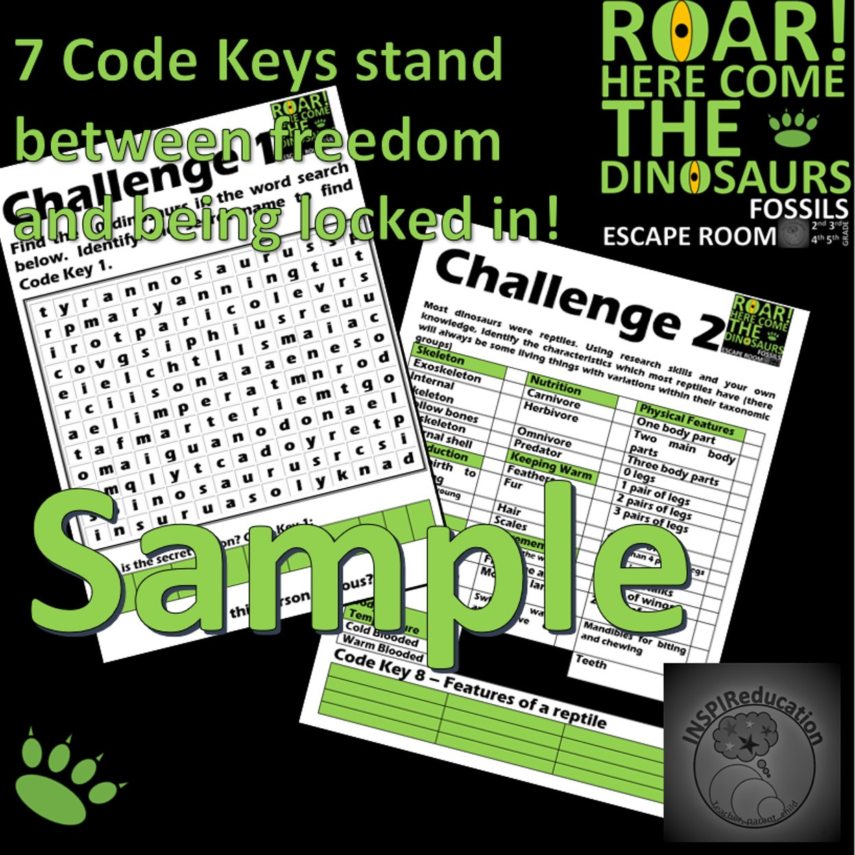 SCIENCE ESCAPE ROOM: Fossils, Mary Anning - Amped Up Learning