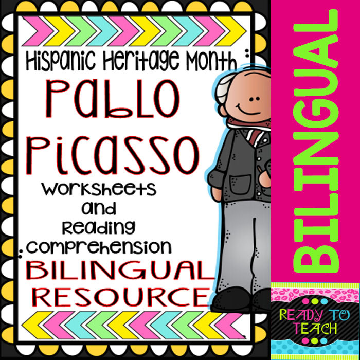 Hispanic Heritage Month - Pablo Picasso - Worksheets and Readings ...