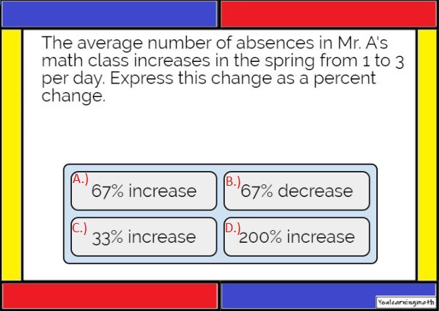 Calculating Percent of Change and Percent Error - Google Forms Quiz (25 ...
