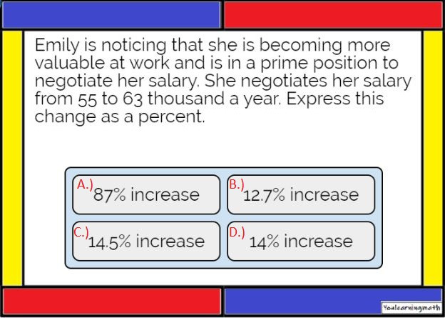 Calculating Percent of Change and Percent Error - Google Forms Quiz (25 ...