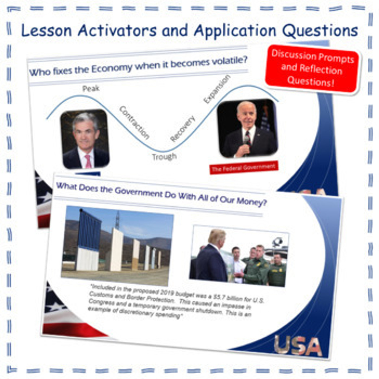 Taxes & Government Spending Fiscal Policy Power Point & Note Packet ...