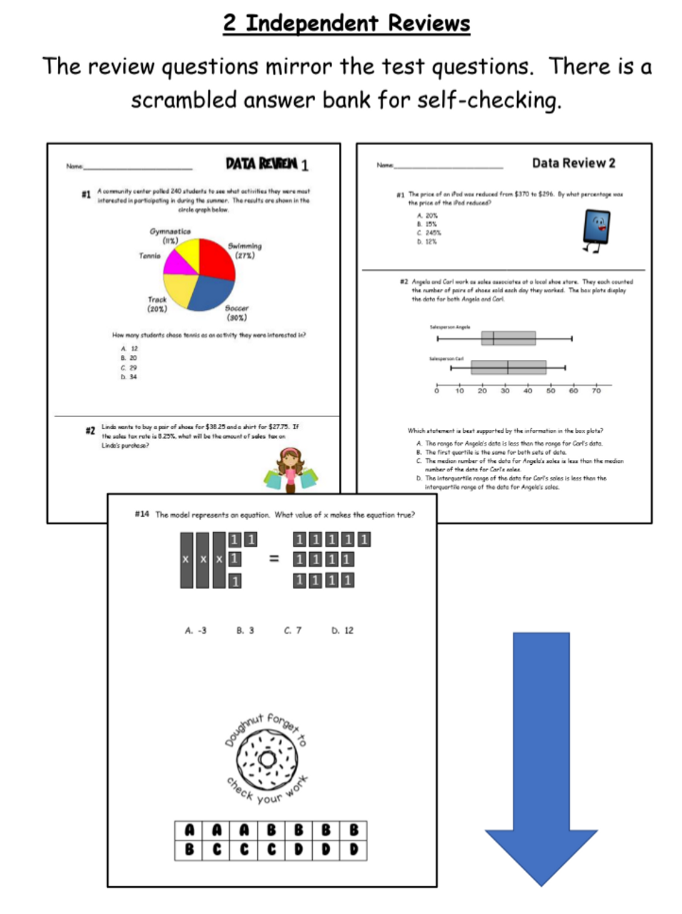 Data Unit - Grade 7 - 7th grade Math TEKS - Amped Up Learning