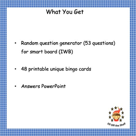 Forces Smart Board Bingo for Middle School Science - Amped Up Learning