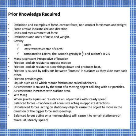 Forces Smart Board Bingo for Middle School Science - Amped Up Learning