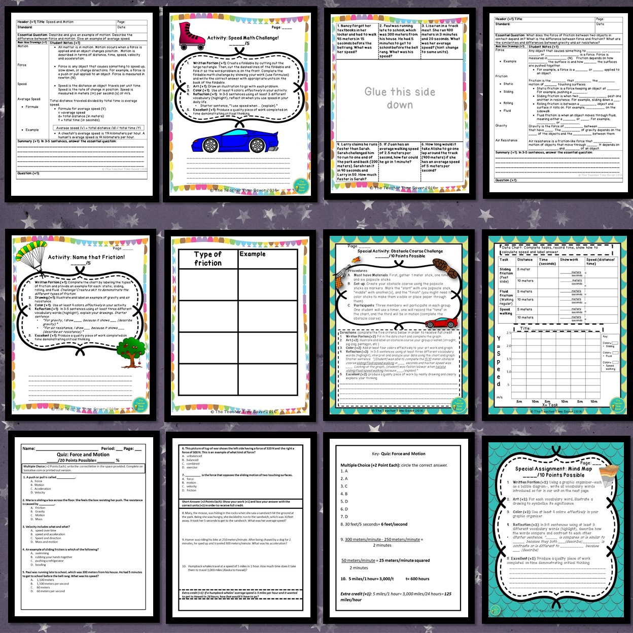 Laws of Motion Interactive Science Notebook Bundle - Amped Up Learning